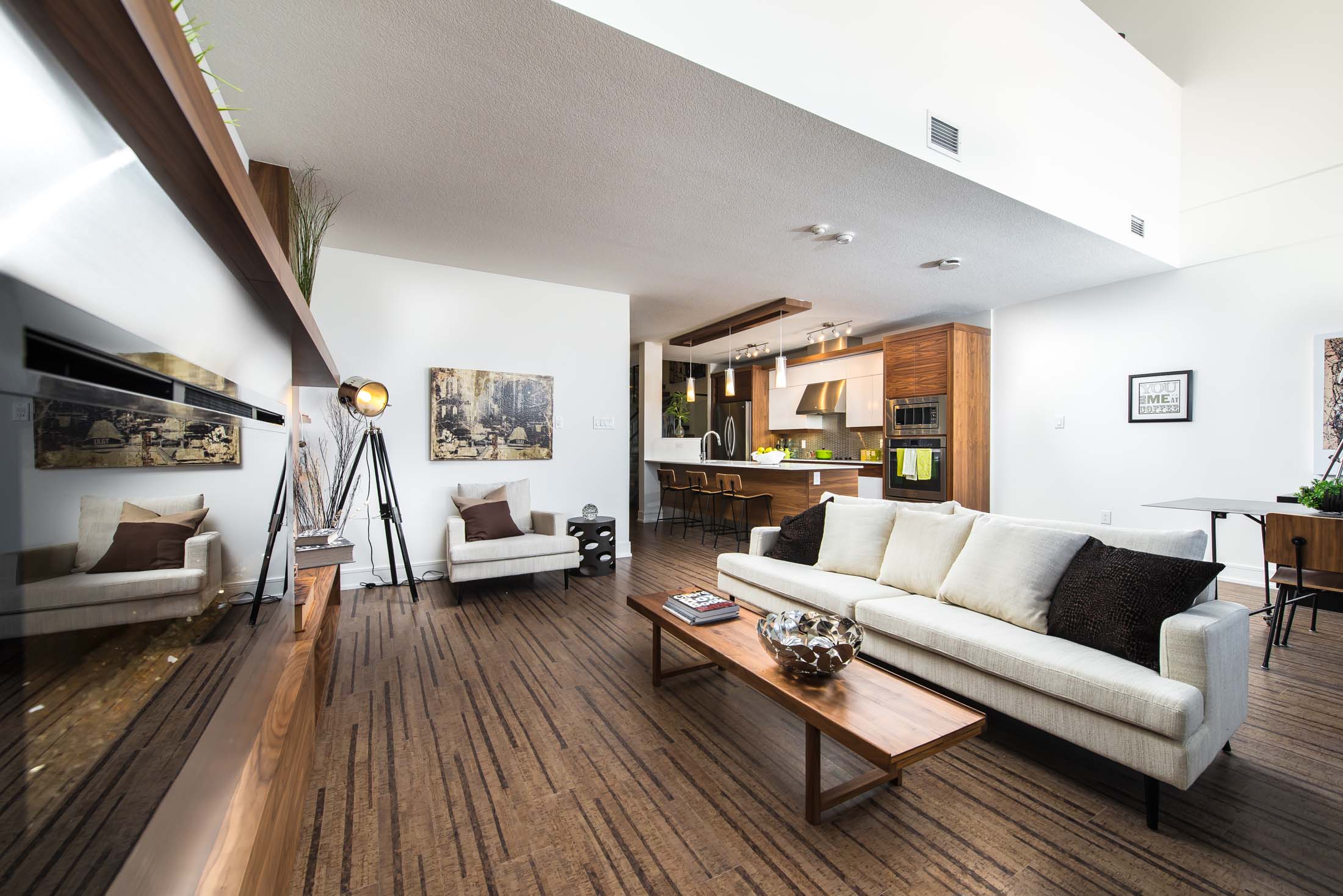 Arrow Lofts Living Room - Auburn Developments